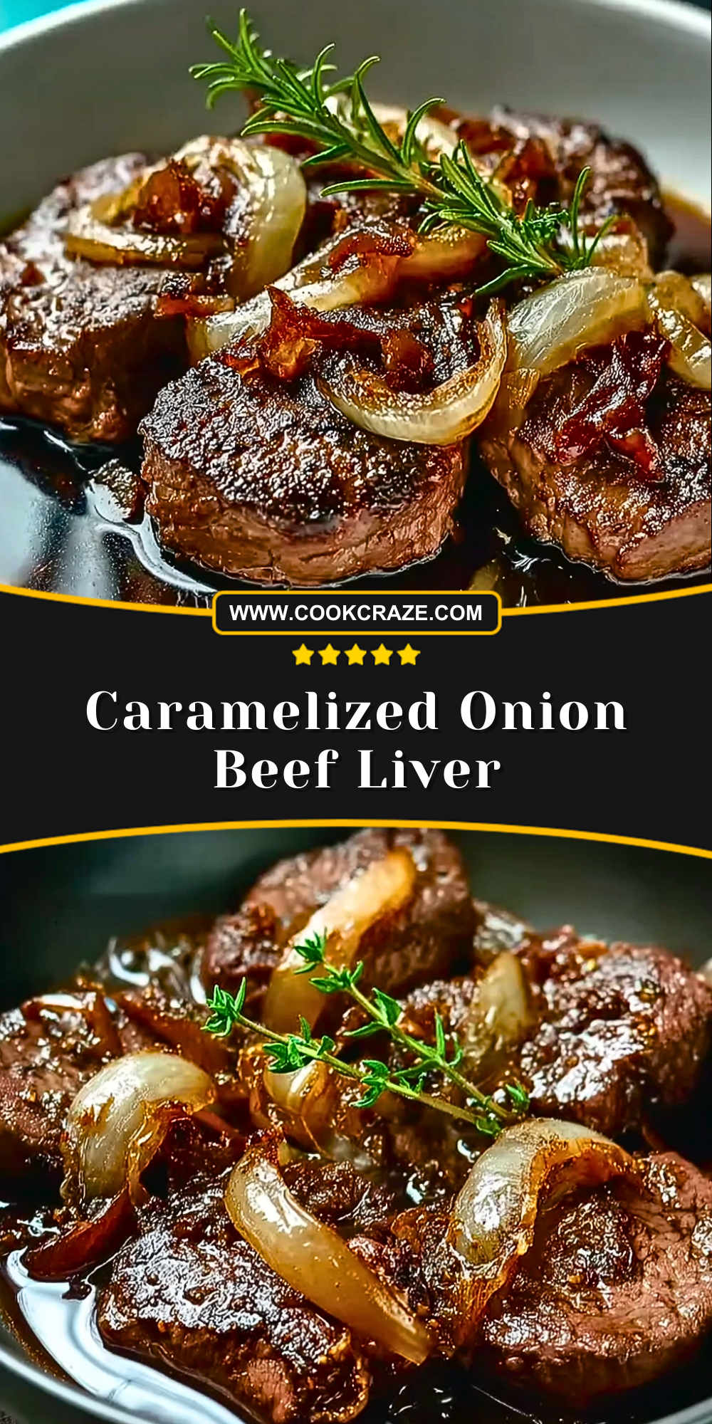 Caramelized Onion Beef Liver - Cook Craze