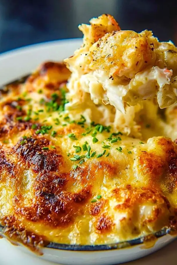 Cheesy Jumbo Lump Crab Au Gratin - Cook Craze