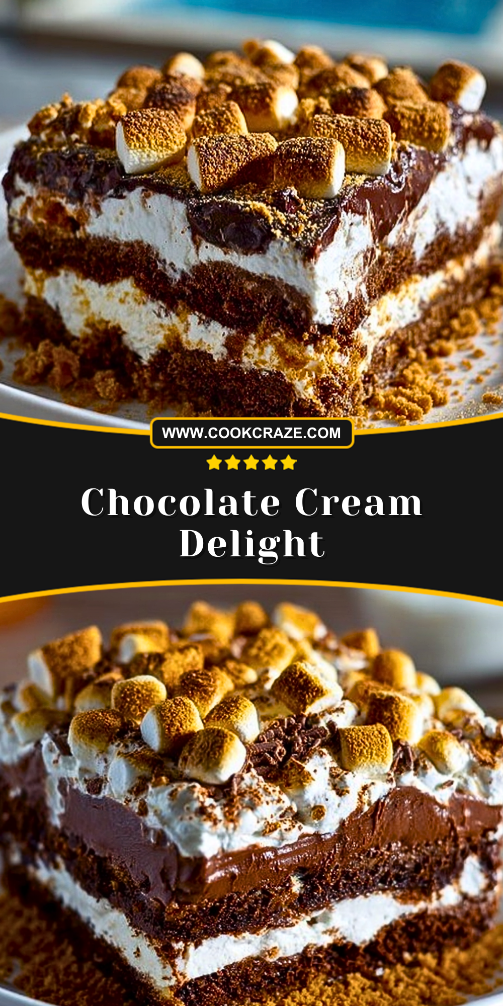 Chocolate Cream Delight - Cook Craze