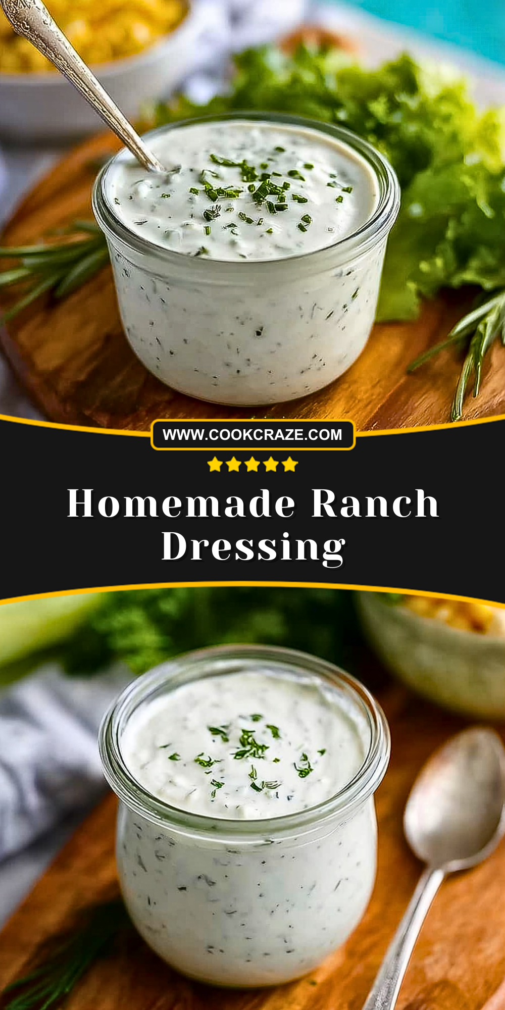 Homemade Ranch Dressing - Cook Craze