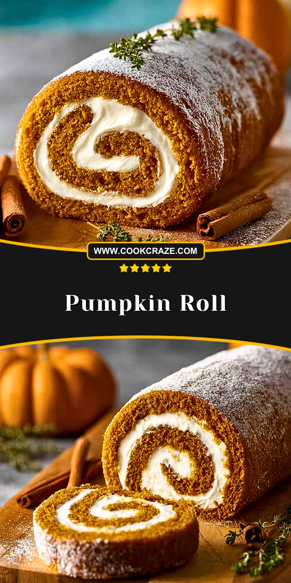 Pumpkin Roll - Cook Craze