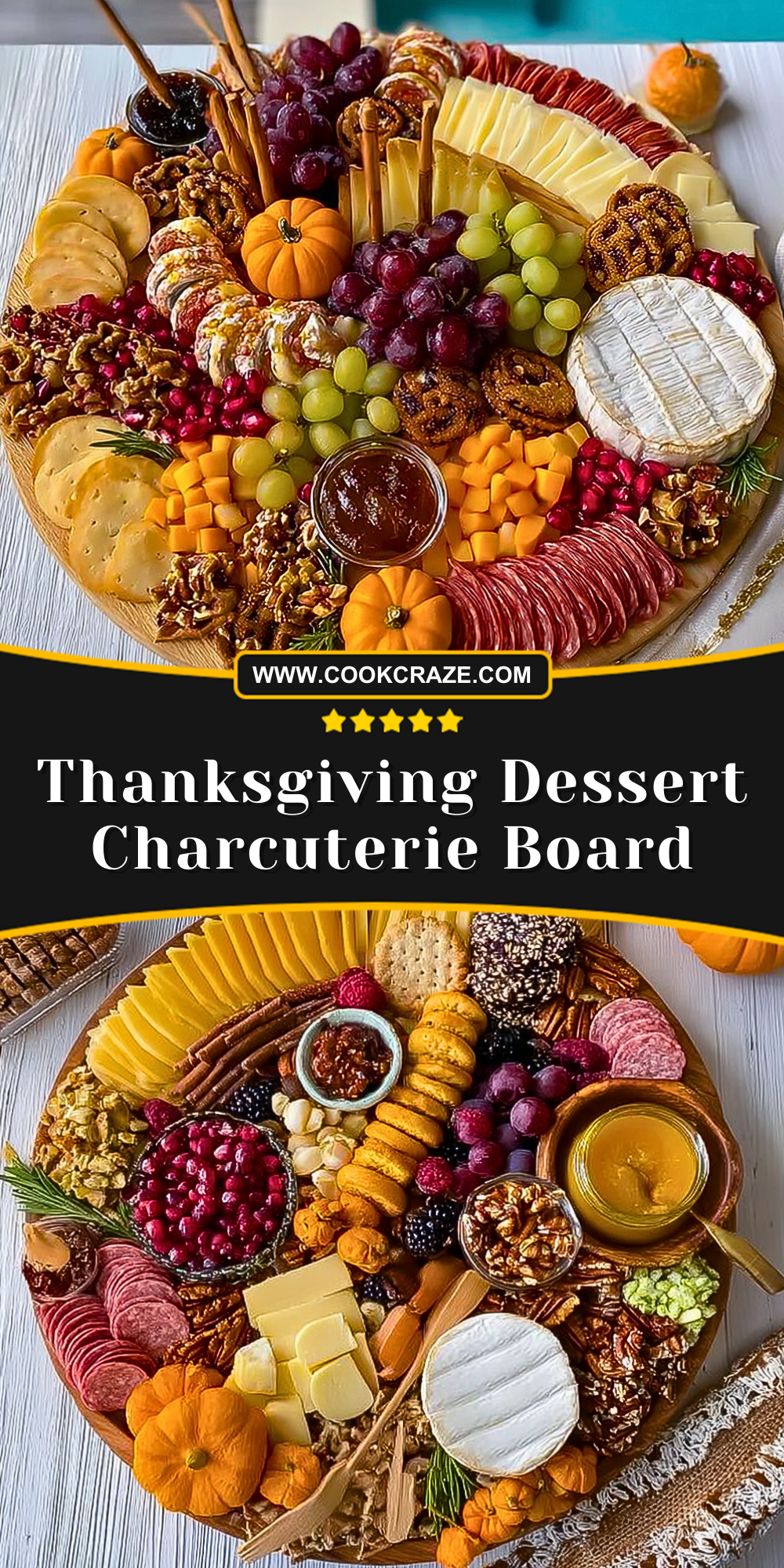 Thanksgiving Dessert Charcuterie Board - Cook Craze