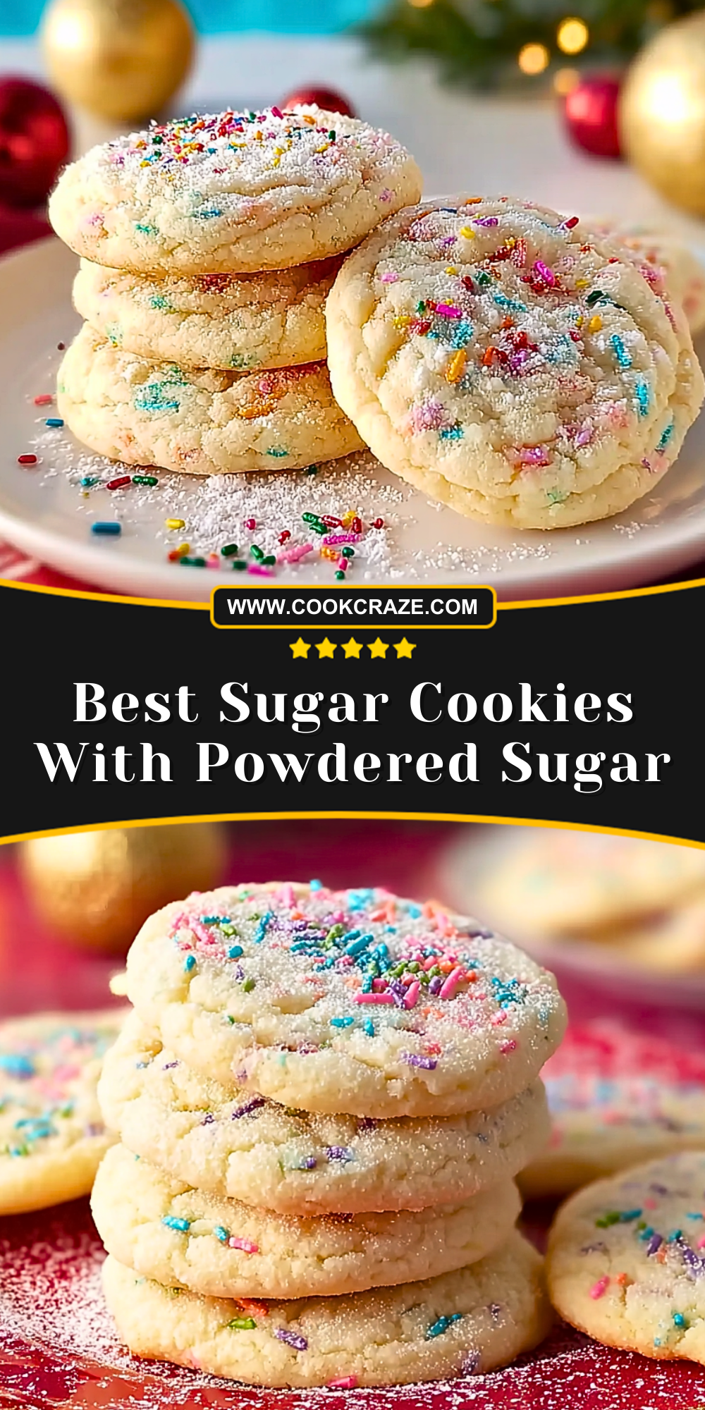 Best Sugar Cookies With Powdered Sugar - Cook Craze