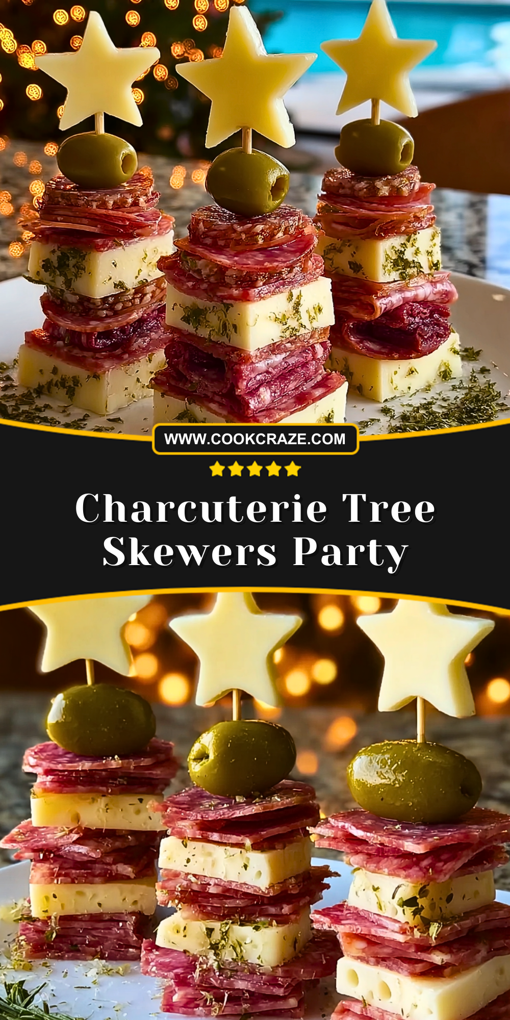 Charcuterie Tree Skewers Party - Cook Craze