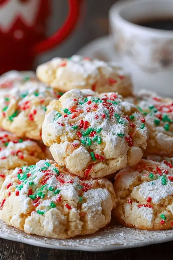 Christmas Gooey Butter Cookies - Cook Craze