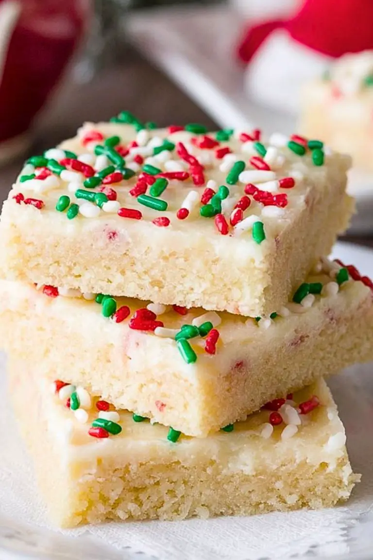 Christmas Sugar Cookie Bars - Cook Craze