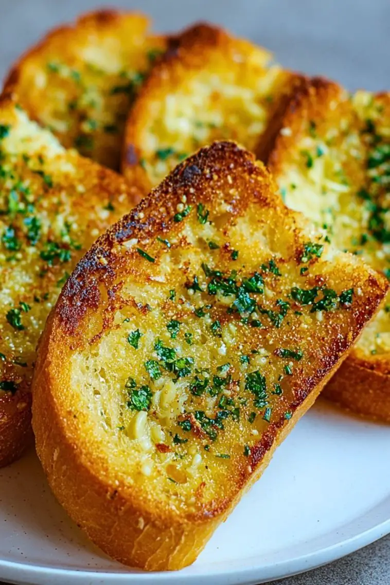 Crispy Garlic Bread - Cook Craze