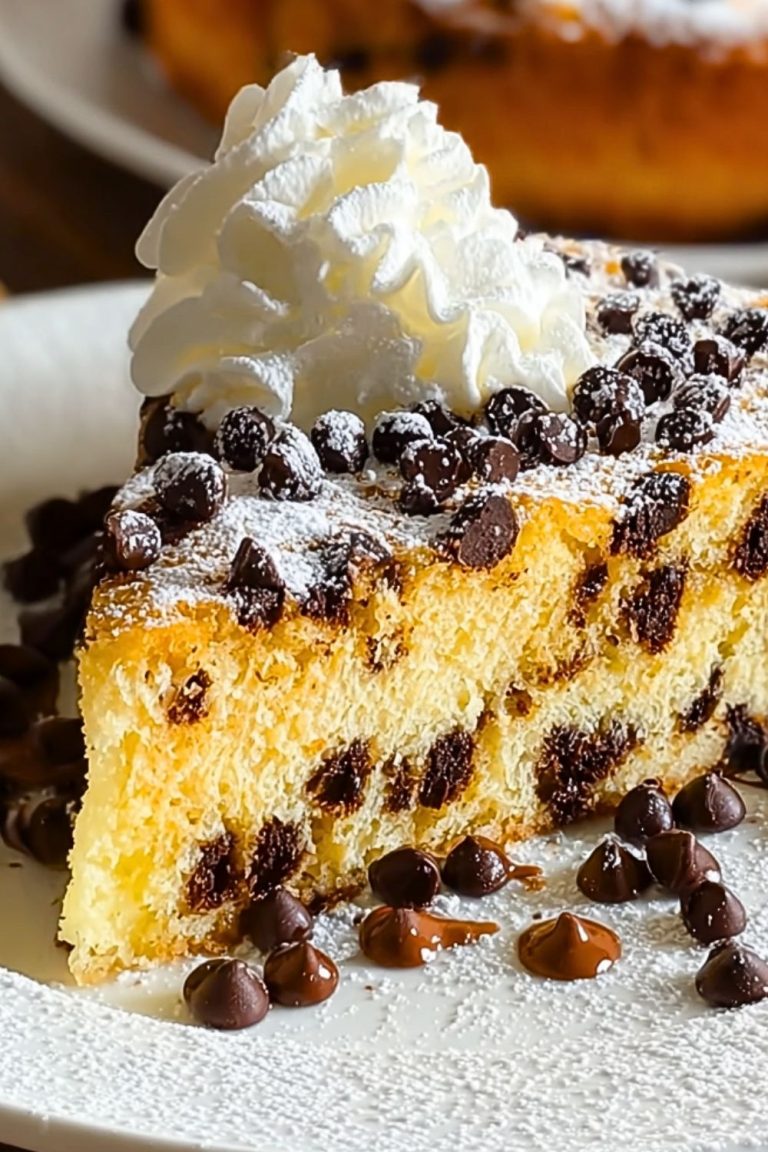 Italian Chocolate Chip Ricotta Cake - Cook Craze