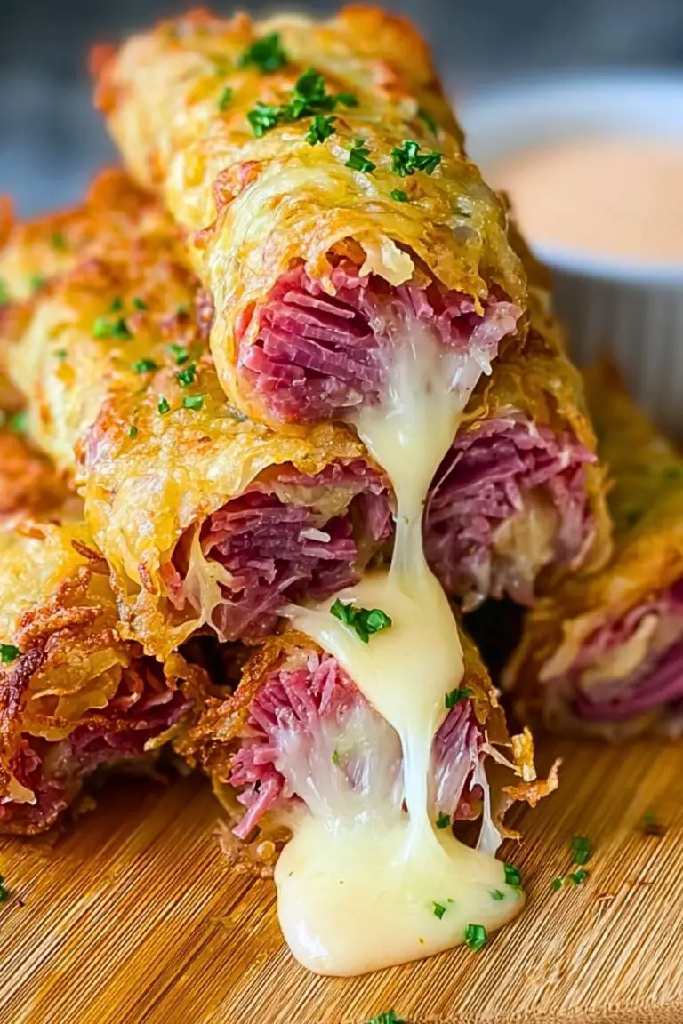 Keto Crispy Reuben Roll-Ups - Cook Craze