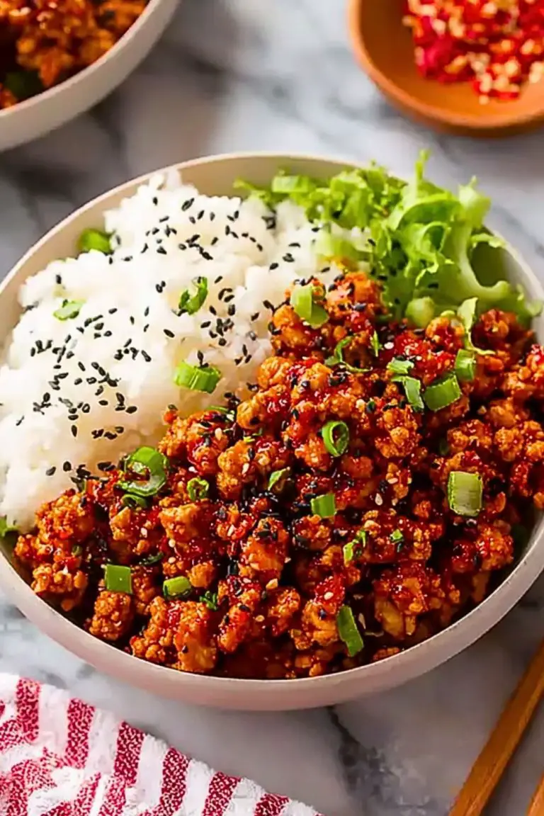 Protein Firecracker Ground Chicken Bowls - Cook Craze