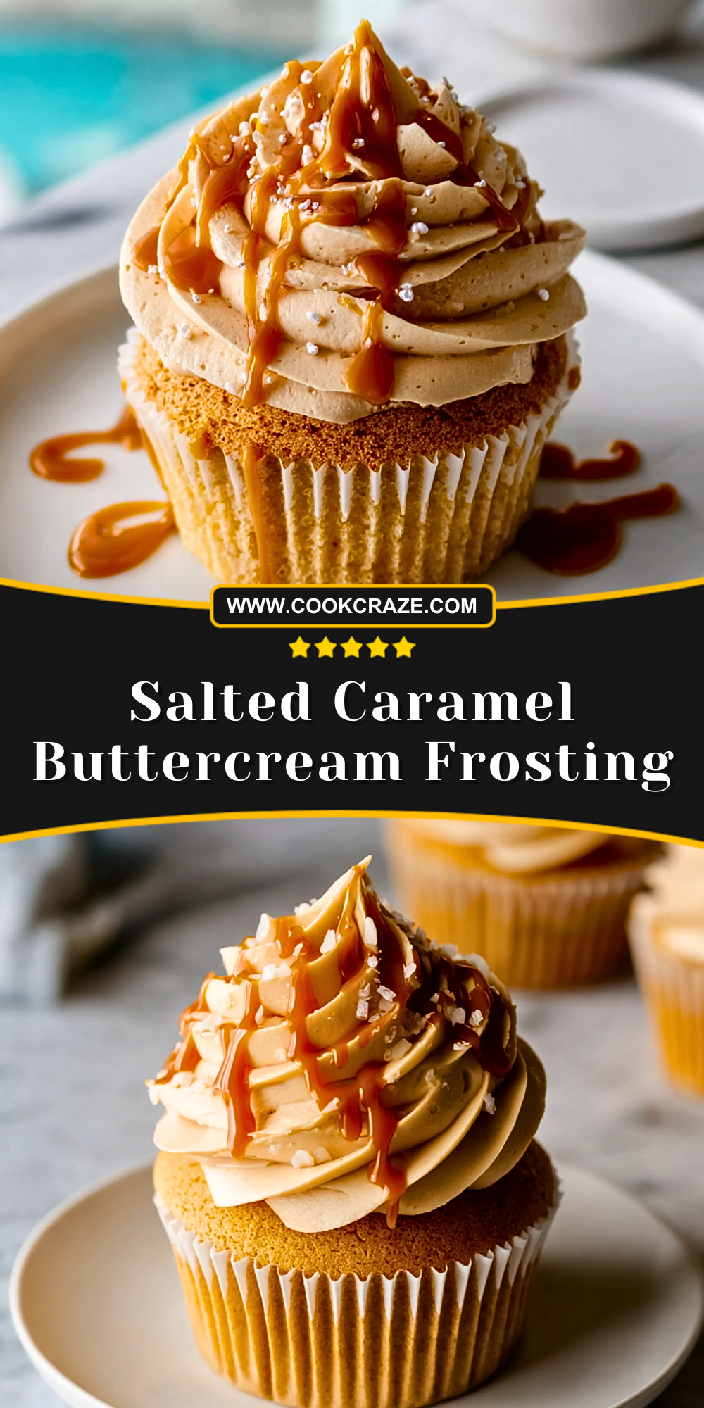 Salted Caramel Buttercream Frosting - Cook Craze