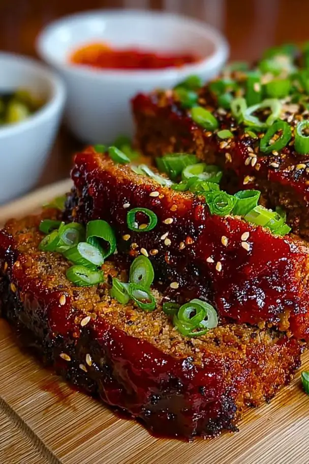 Sweet & Spicy Korean BBQ Meatloaf - Cook Craze