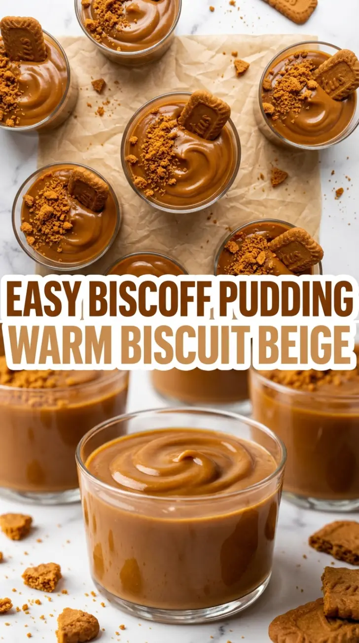 Creamy Dreamy Easy Biscoff Pudding - Cook Craze