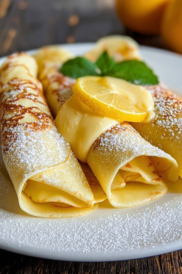 Homemade Lemon Crepes - Cook Craze