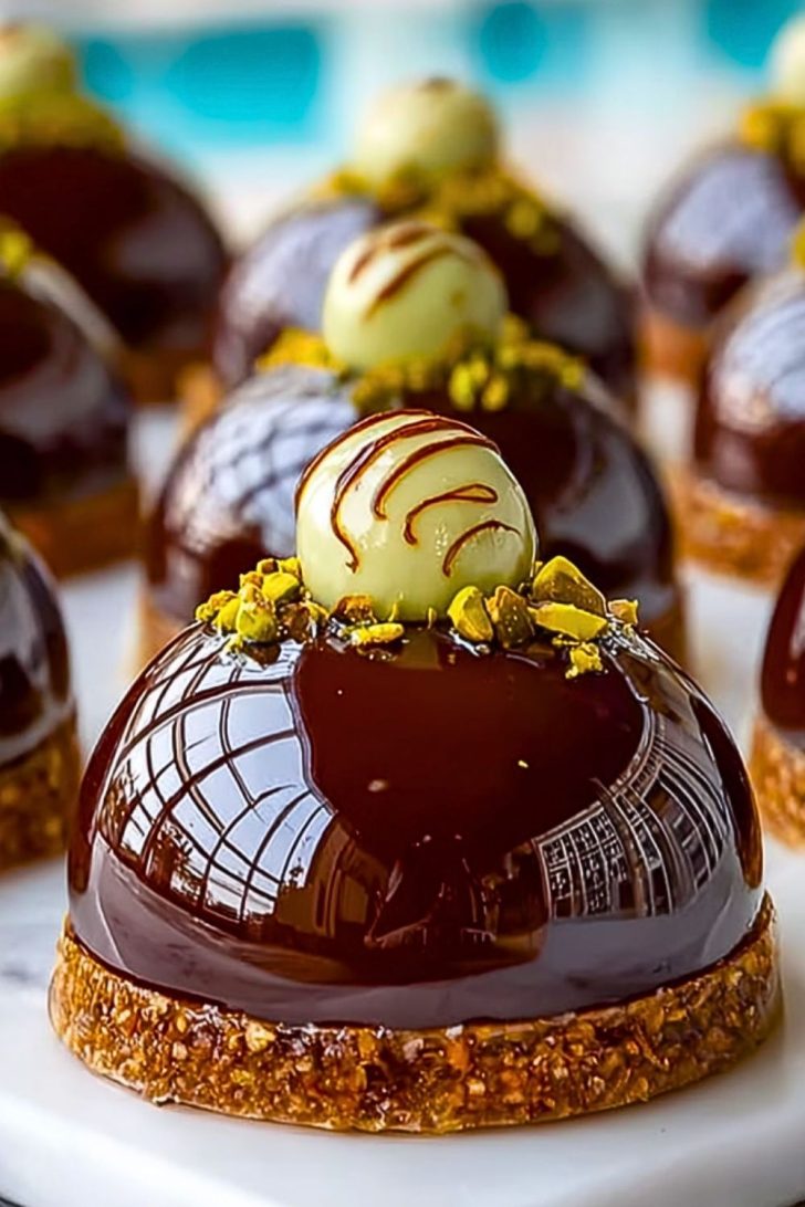 Pistachio Praline Entremet - Cook Craze