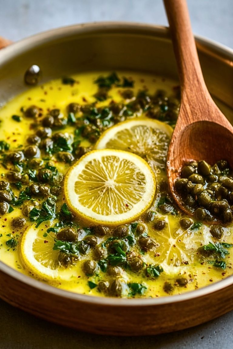 Simple Lemon Caper Sauce - Cook Craze